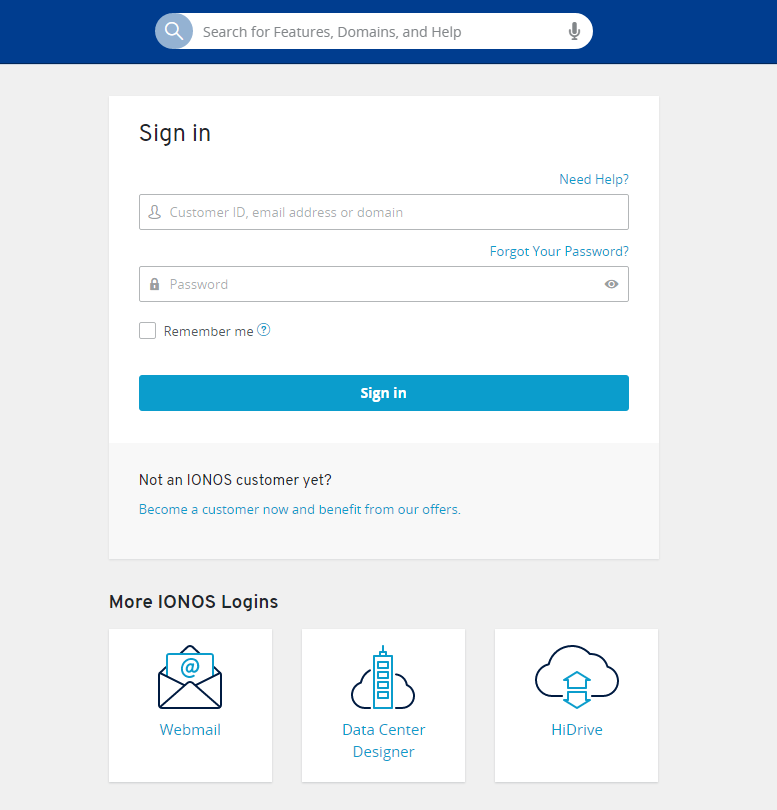 Ionos Webmail Login